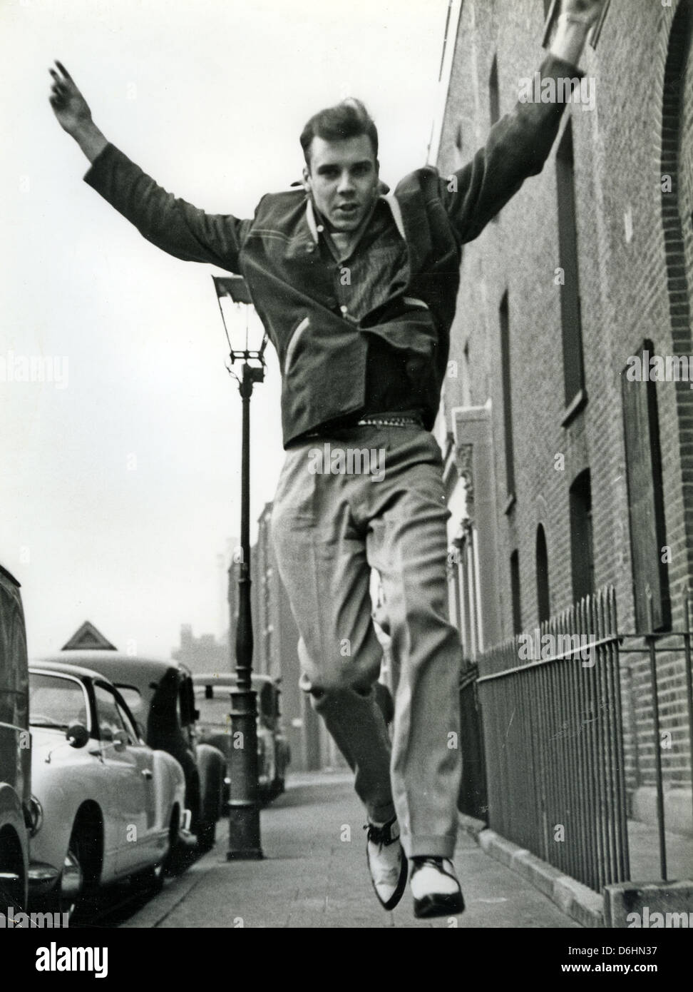 MARTY WILDE UK pop singer at his Blackheath home about 1958 Stock Photo ...