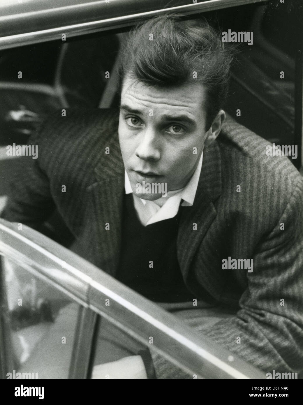 MARTY WILDE UK pop singer at his Blackheath home about 1958 Stock Photo ...