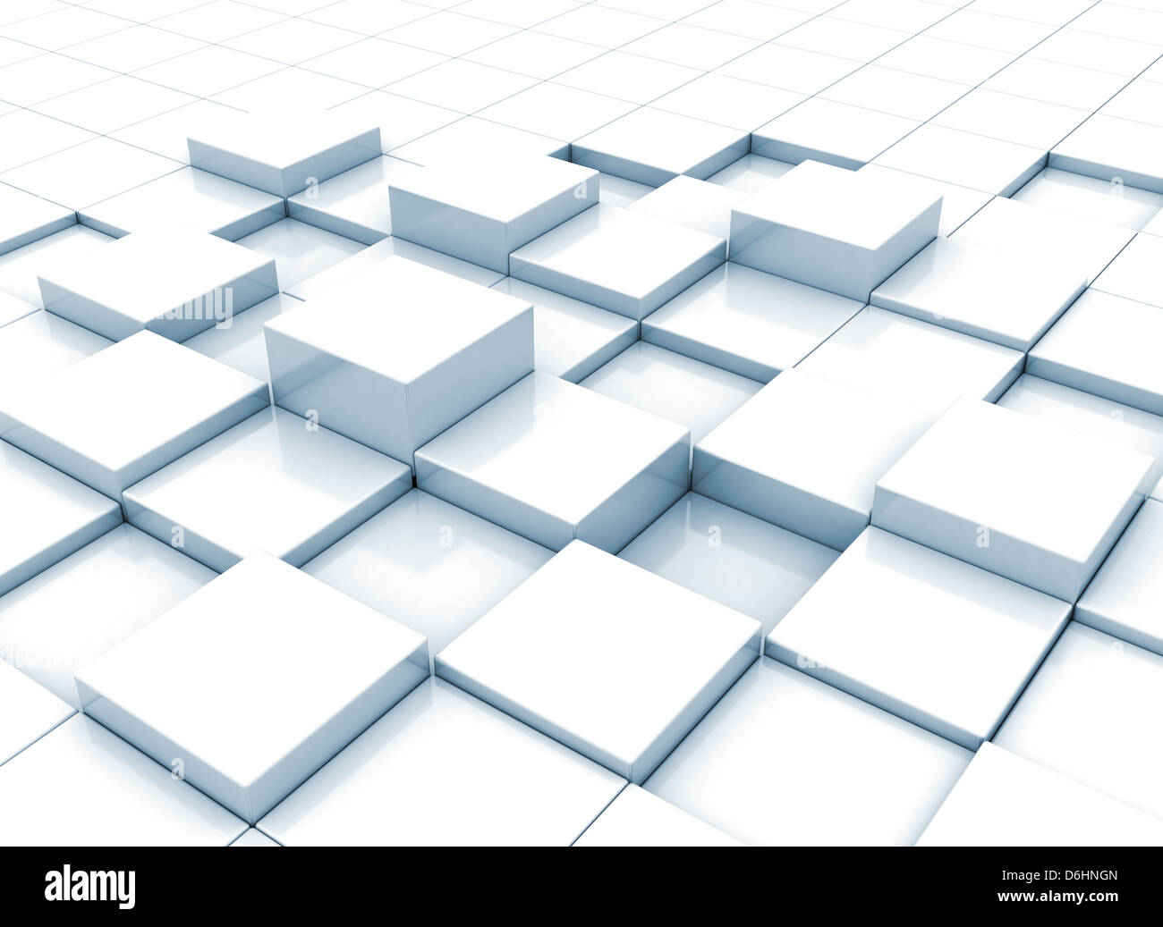Cubes background - building conceptual image Stock Photo - Alamy