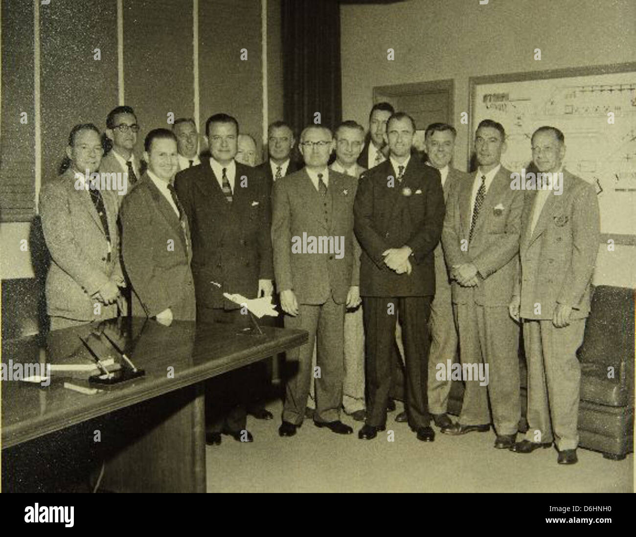 This photograph showcases the personnel at the Convair/General Dynamics ...