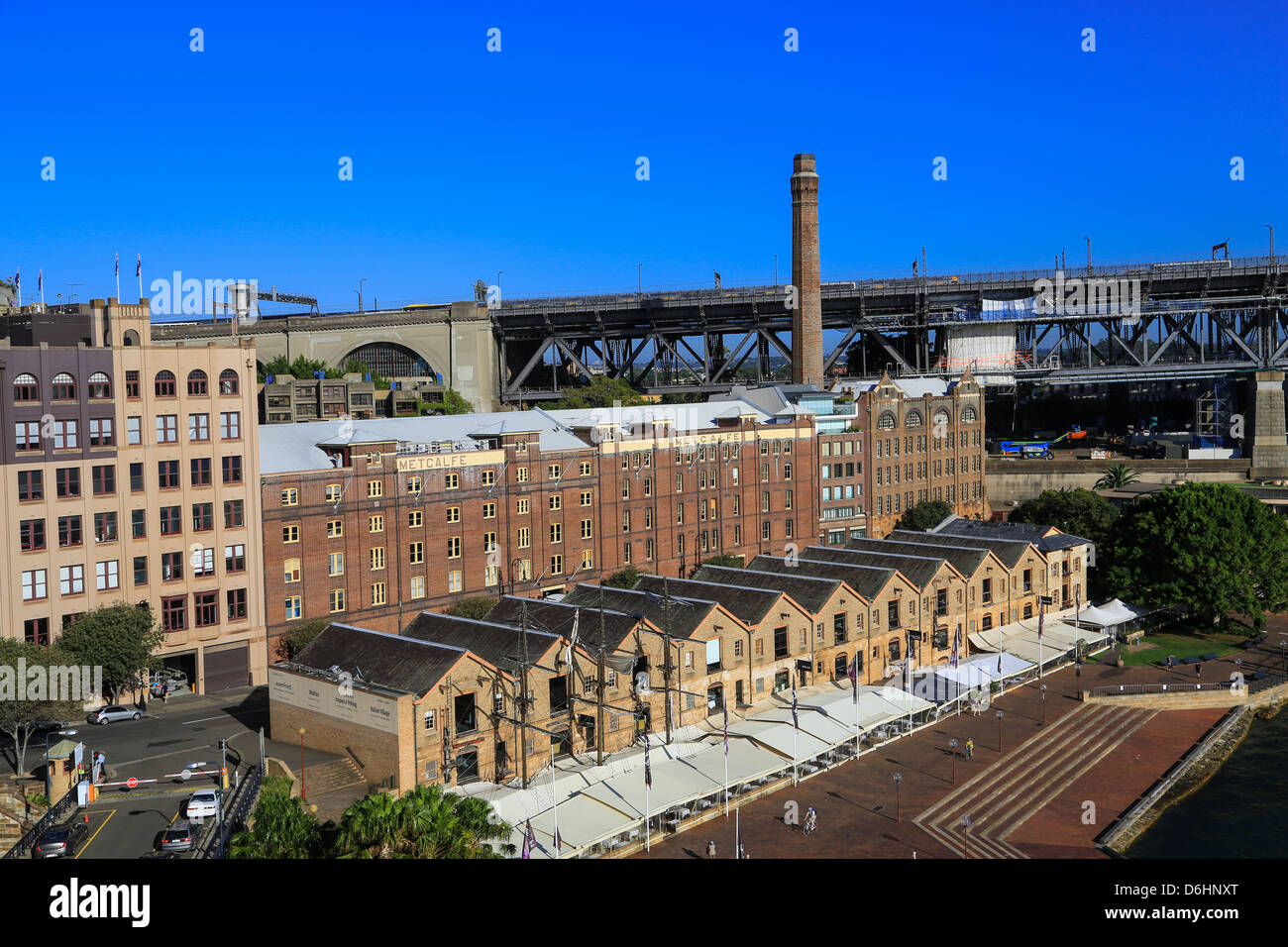 The Rocks area next to the Sydney Harbour Bridge Stock Photo - Alamy