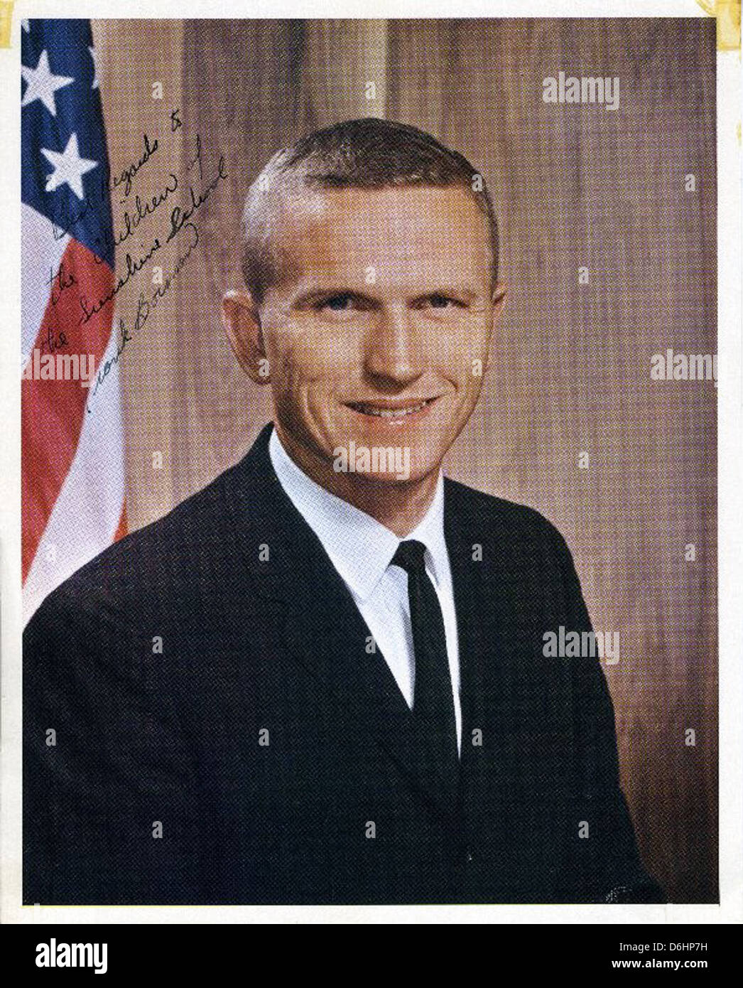 This photo features Frank Borman, a renowned astronaut, with his ...