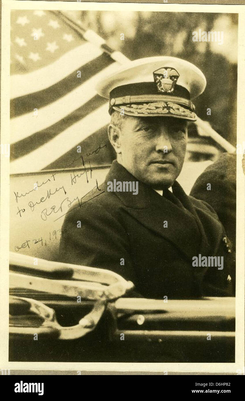 Admiral Richard E. Byrd was a pioneering polar explorer and aviator ...