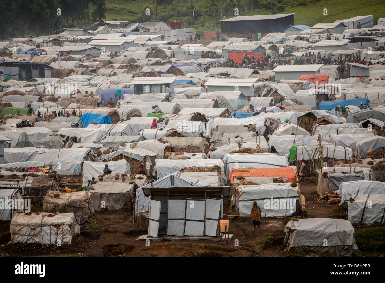 IDP Camp in Rubaya town, Masisi Territory, North Kivu - Eastern DRC ...