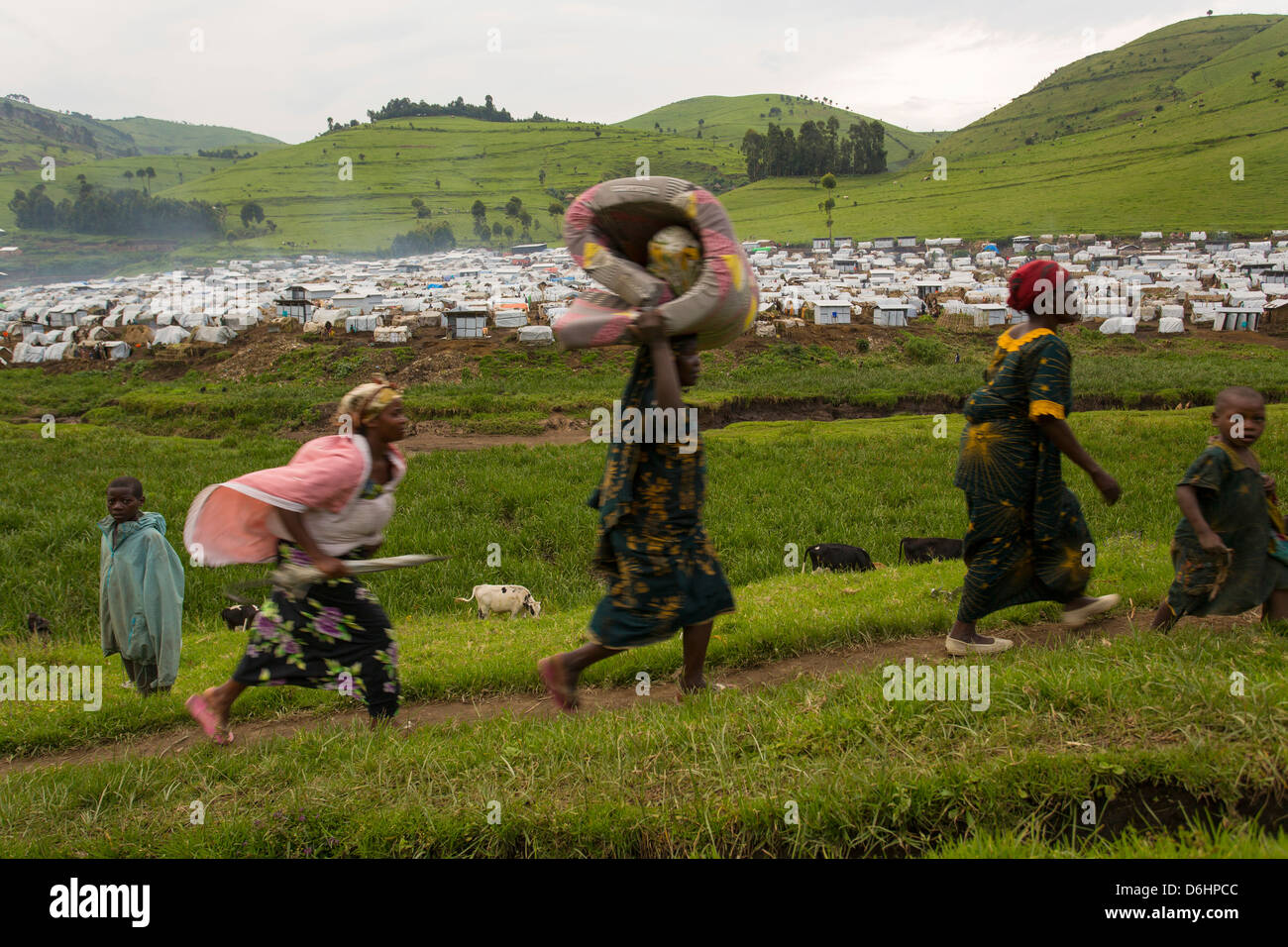 IDP Camp in Rubaya town, Masisi Territory, North Kivu - Eastern DRC ...
