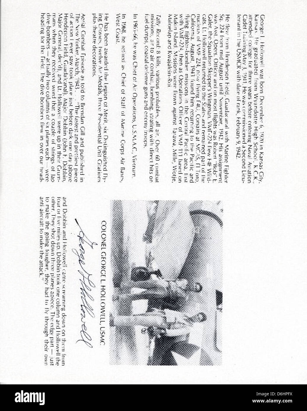 George Hollowell was an aviator known for his contributions to aviation ...
