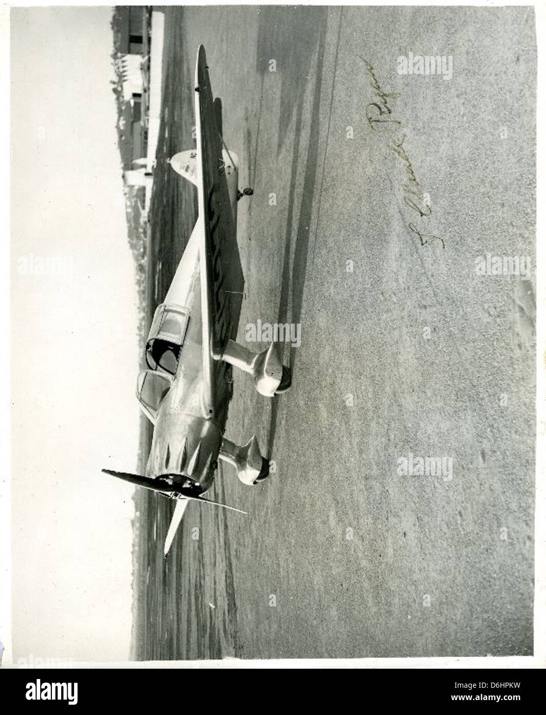 This image features an autograph of T. Claude Ryan, a pioneer in ...