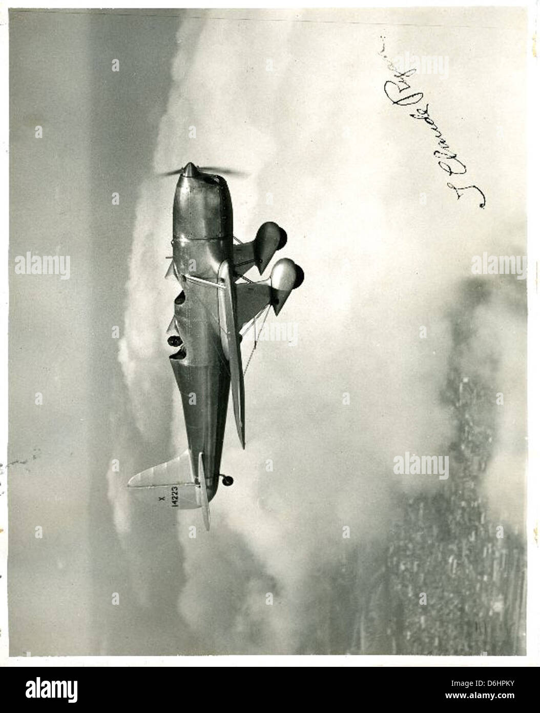 This image showcases an autograph by T. Claude Ryan, a key figure in ...