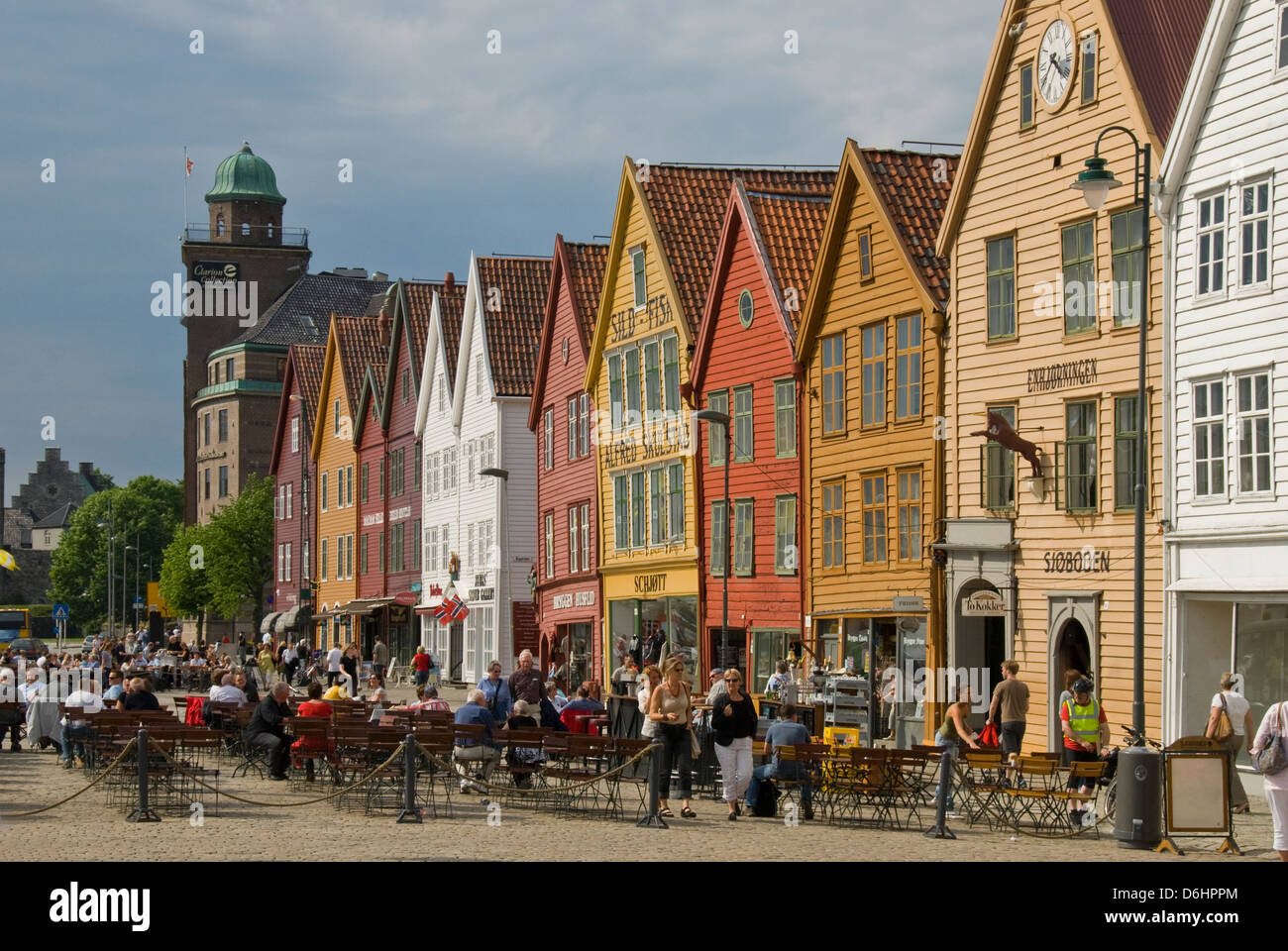 Bryggen Buildings, Bergen, Norway Stock Photo - Alamy