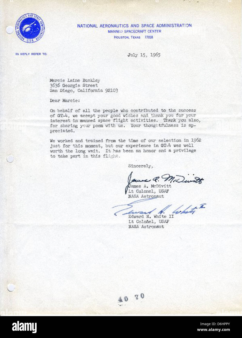 Edward white astronaut hi-res stock photography and images - Alamy