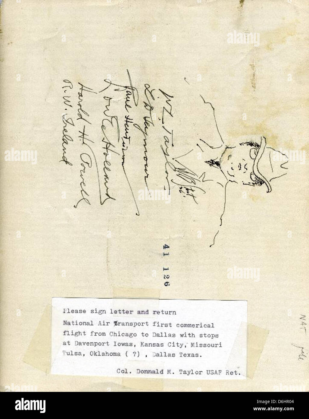 The AC.Combo.020-2 is a rare aviation memorabilia item, featuring ...