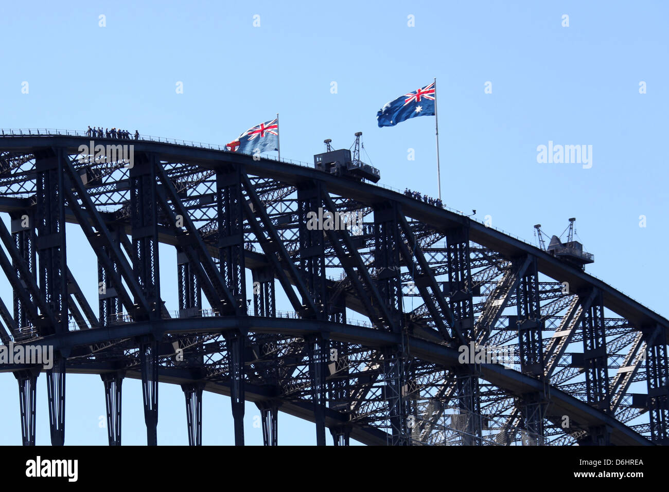 Sydney Harbour Bridge Climbers Stock Photo - Alamy