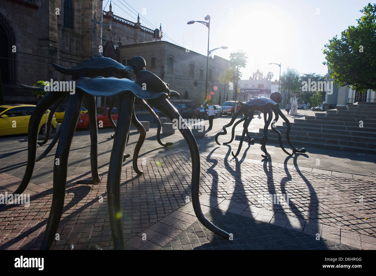 spider statues, Guadalajara, Mexico, North America Stock Photo - Alamy