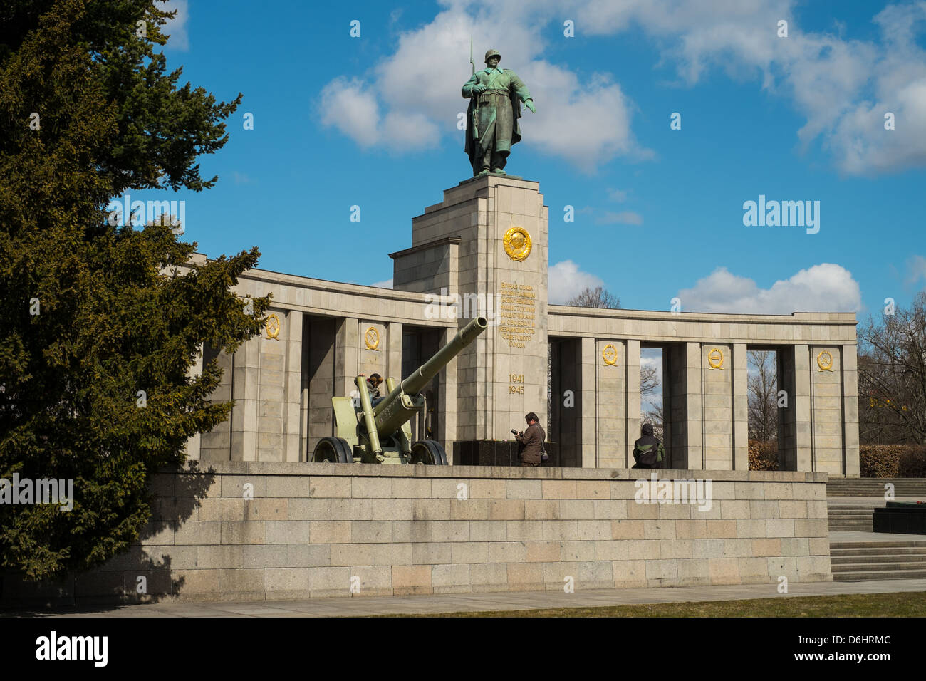 Russian World War II memorial in Germany's capital city Berlin Stock ...