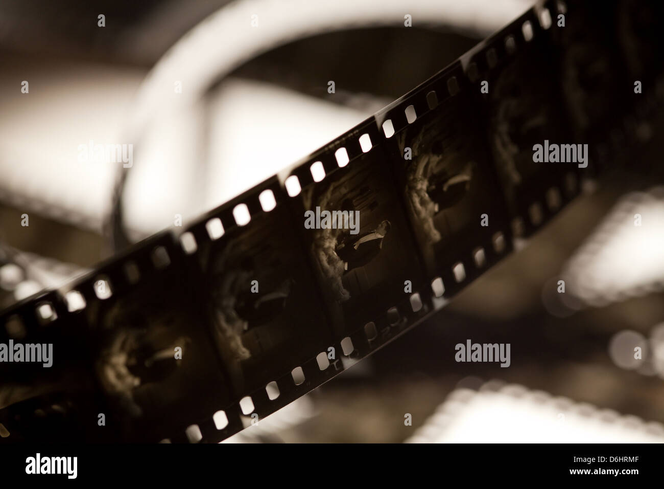 Old celluloid film Stock Photo - Alamy