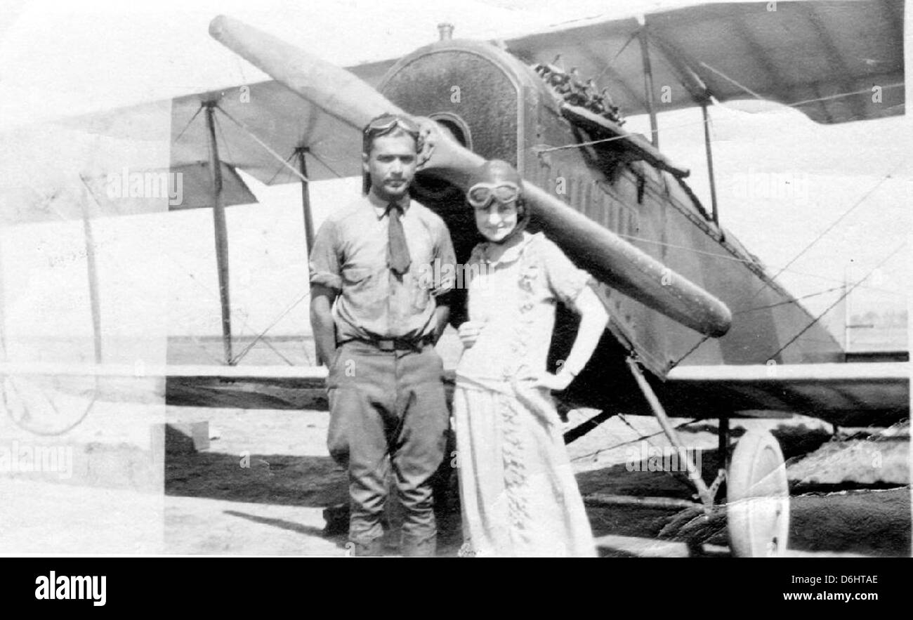 Claude Ryan, an influential figure in aviation, is pictured standing ...