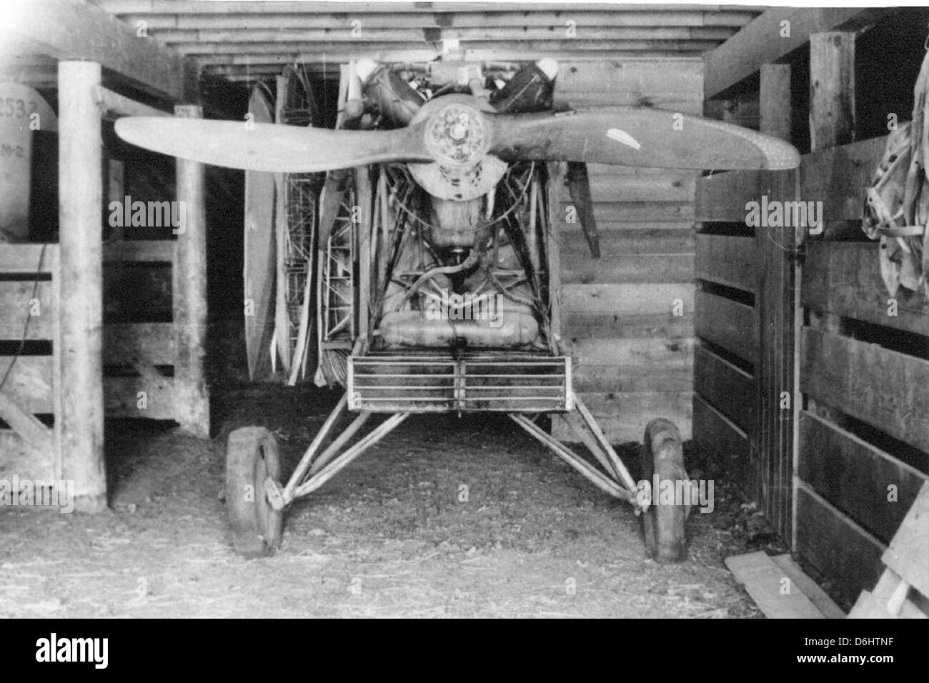 Historic aircraft museum Black and White Stock Photos & Images - Alamy