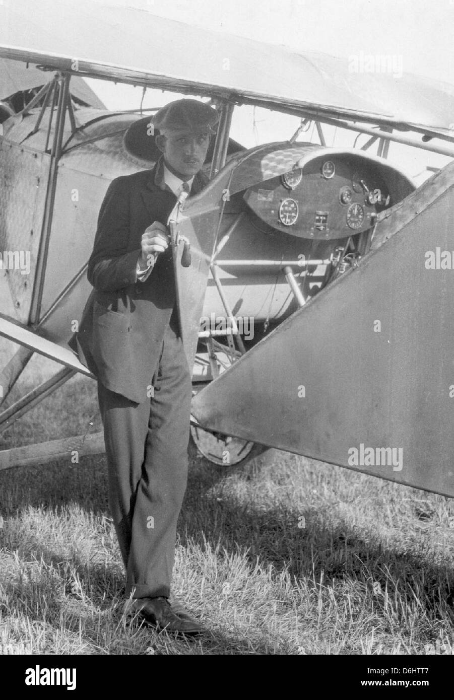 The M-1, a biplane from 1926, is displayed at the San Diego Air and ...