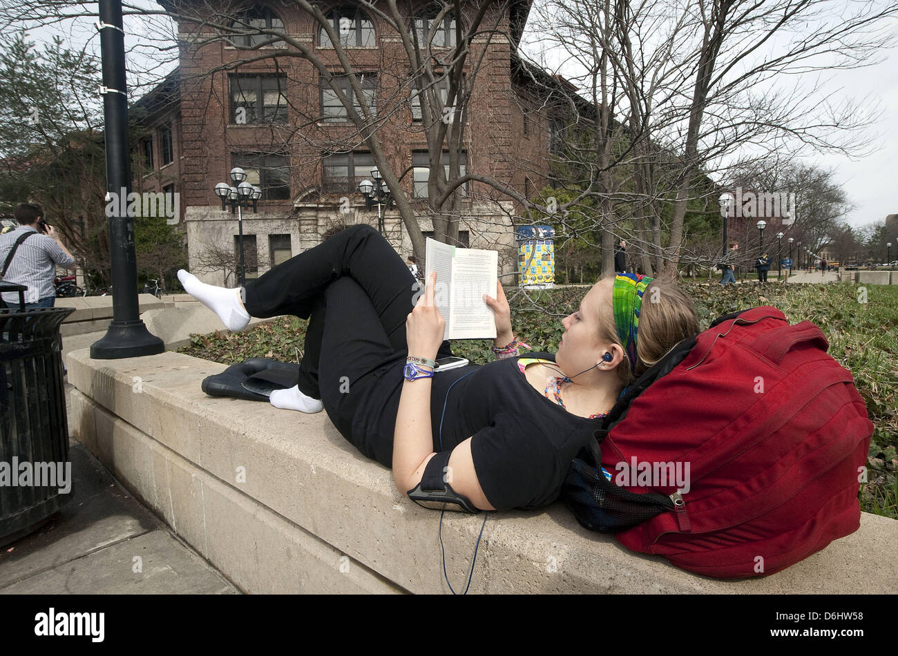 April 18, 2013 - Ann Arbor, Michigan, U.S - Celine Smith, a fourth-year ...