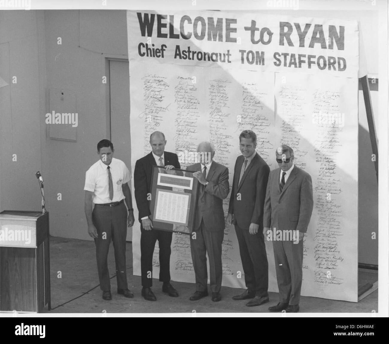 This image shows T. Claude Ryan, founder of Ryan Aeronautical Company ...