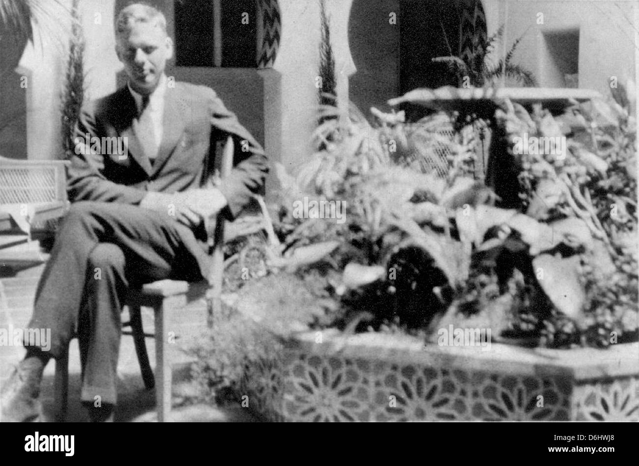 This image captures Charles Lindbergh in 1927, shortly before his ...
