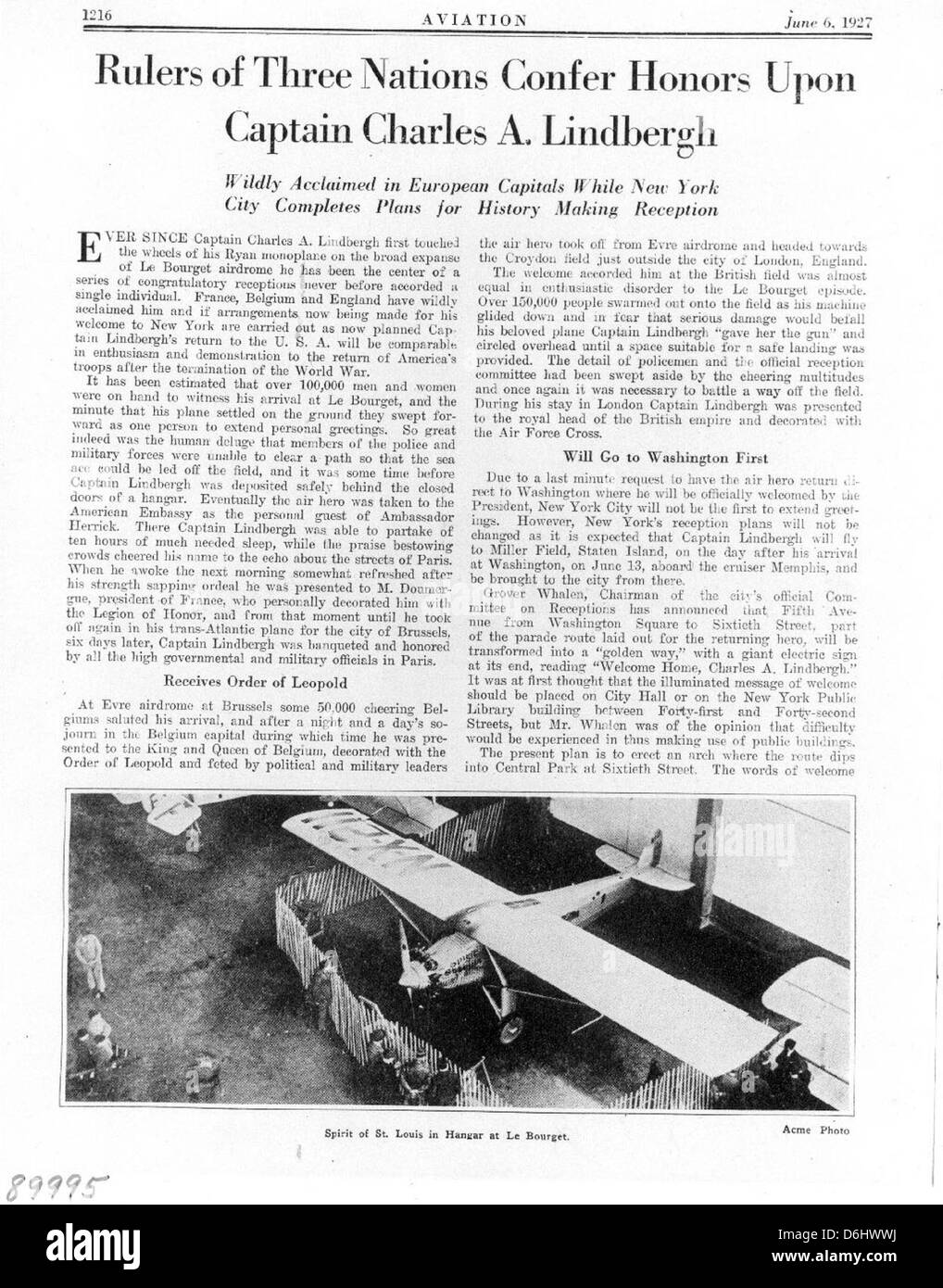 Charles Lindbergh, famed for his solo transatlantic flight, played a ...