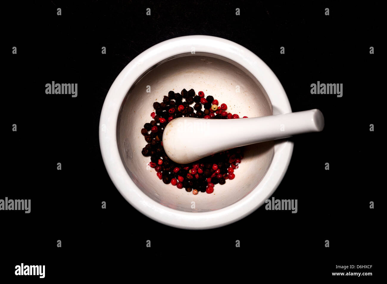 Spice, Mortar and Pestle Stock Photo - Alamy