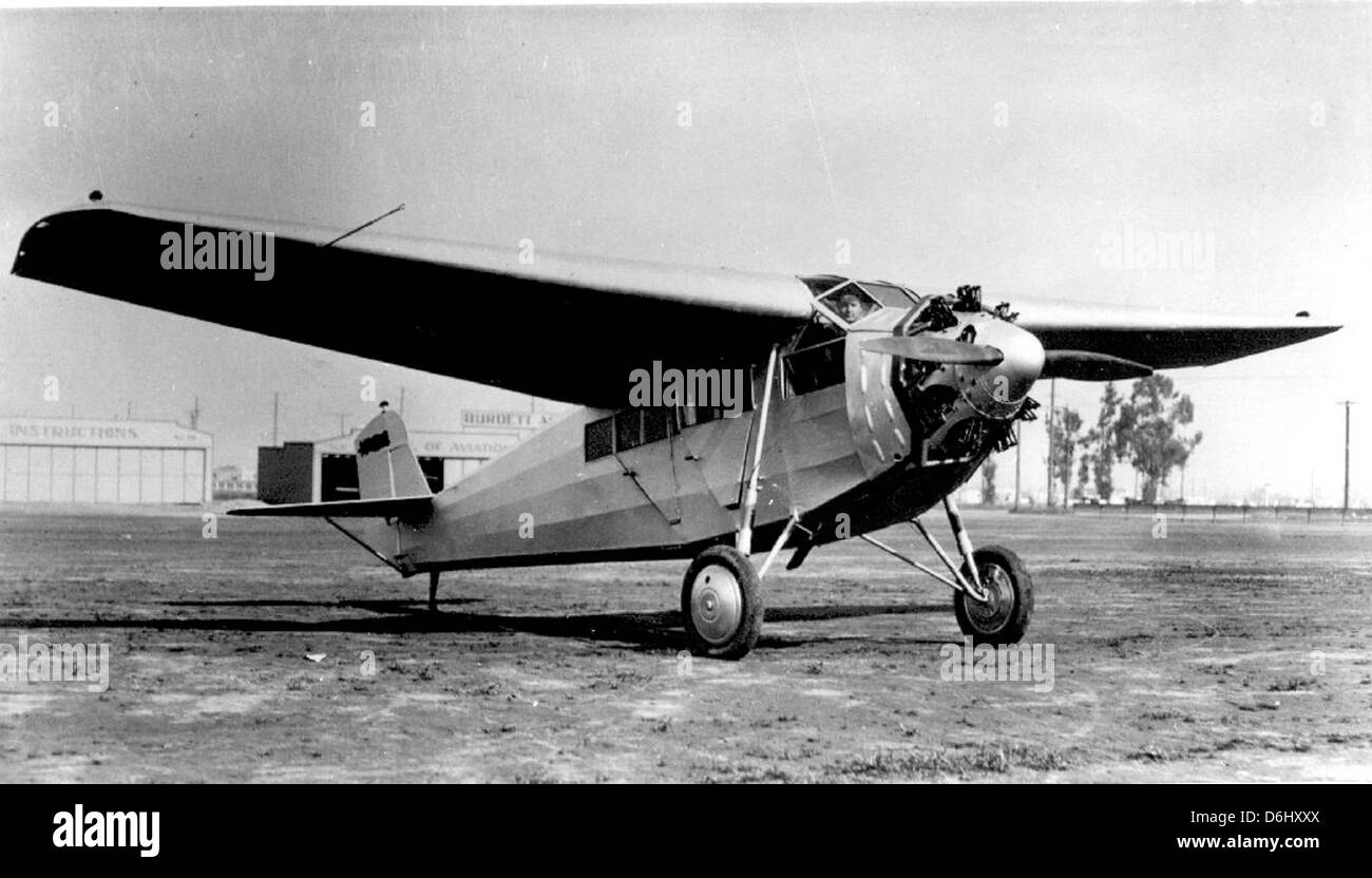 The Ryan M-1 aircraft, depicted in the photo from 1928, was integral to ...