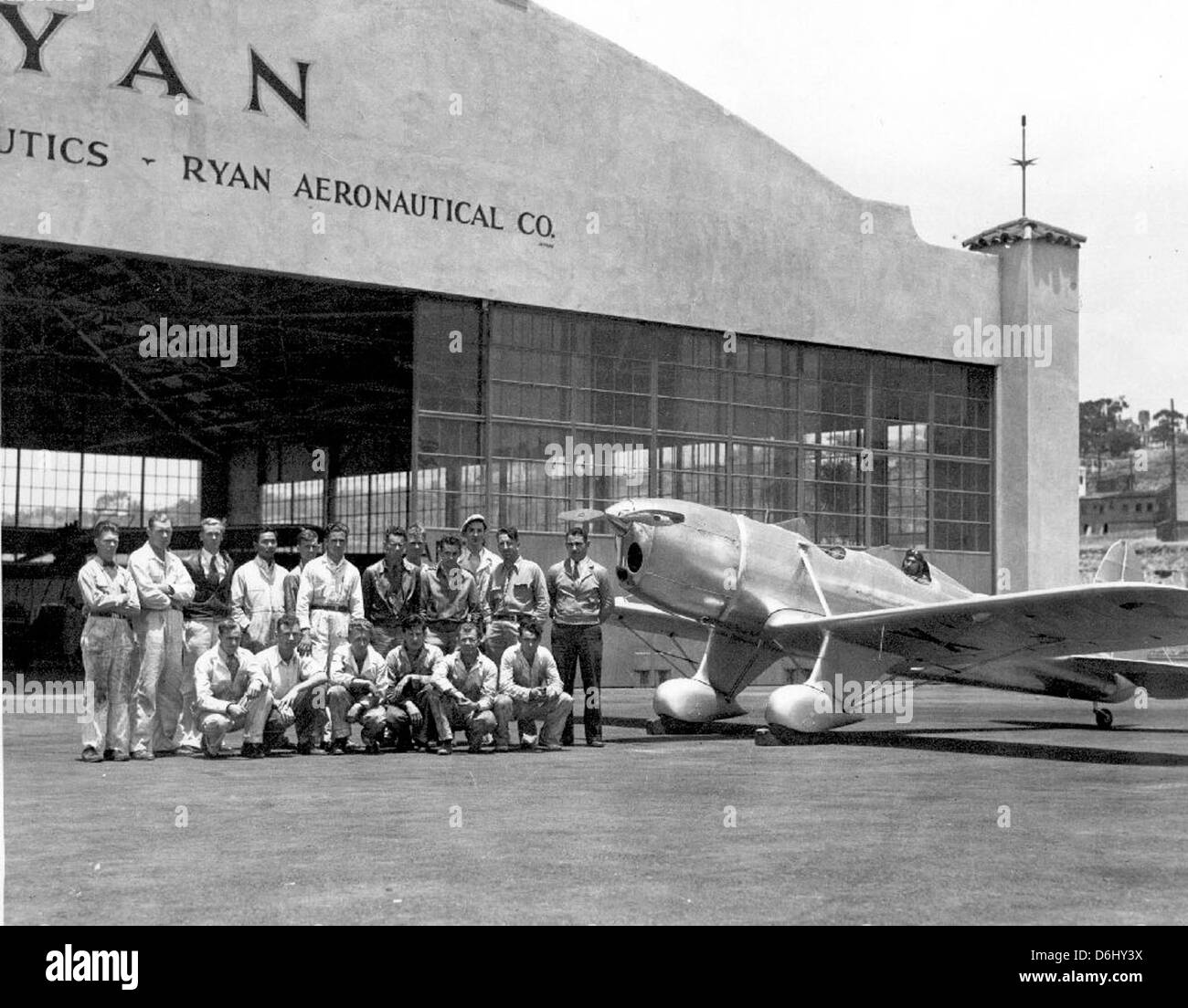 The Ryan ST, a sport trainer from 1934, features a Menasco B4 engine ...