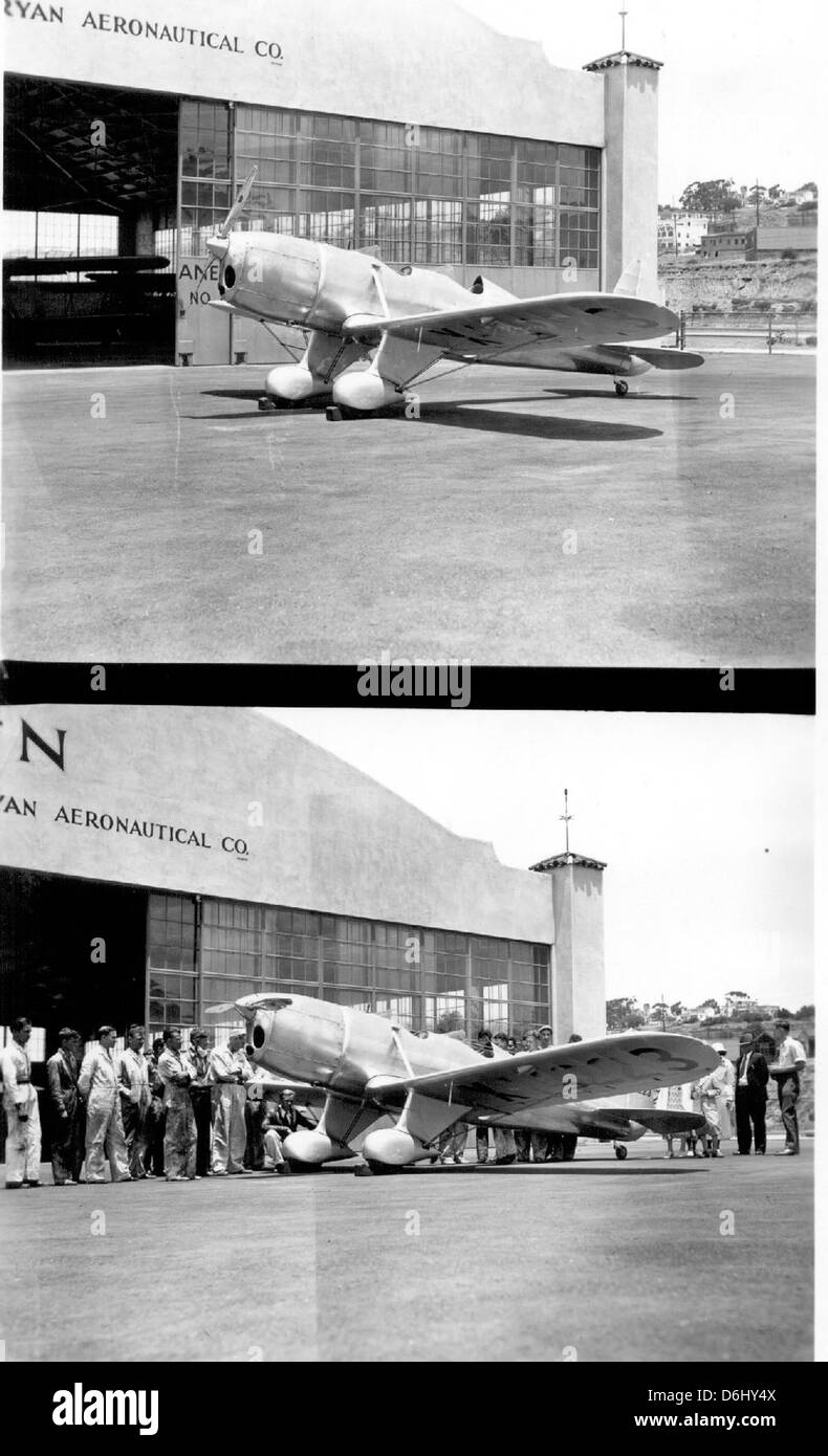 The Ryan ST, a sport trainer from 1934, was designed for both civilian ...