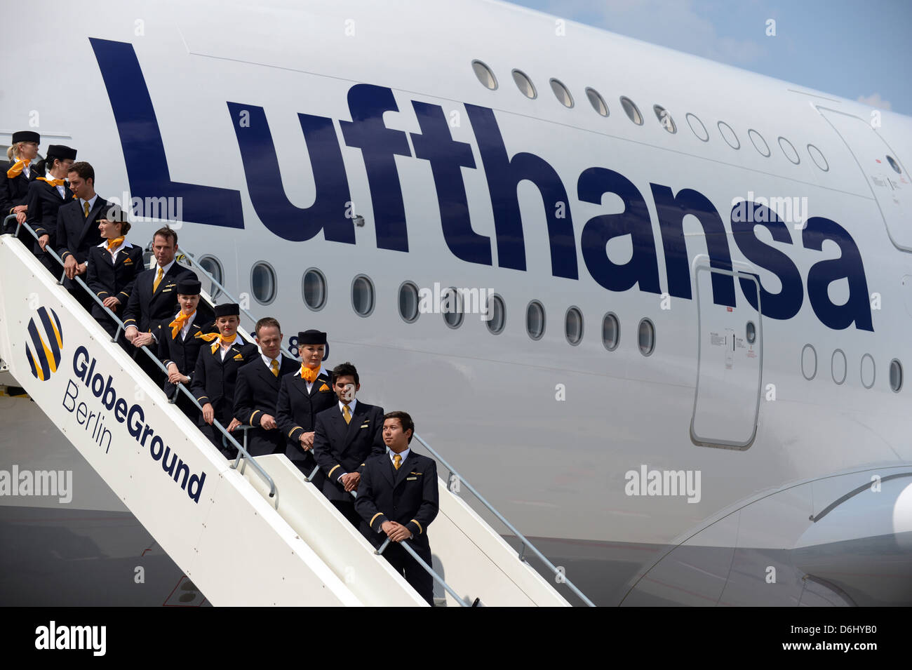 Lufthansa stewardess hi-res stock photography and images - Alamy