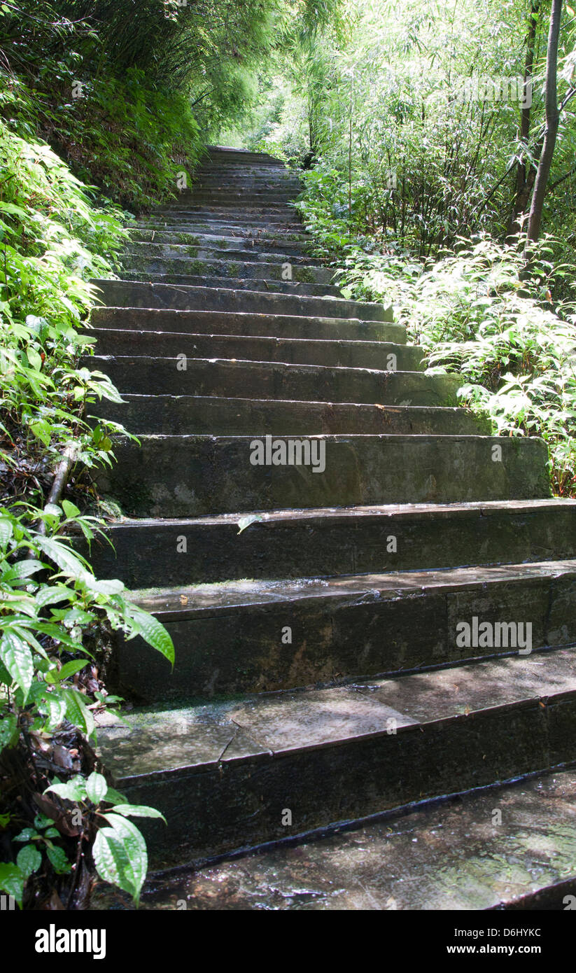 Mountain stone road Stock Photo - Alamy