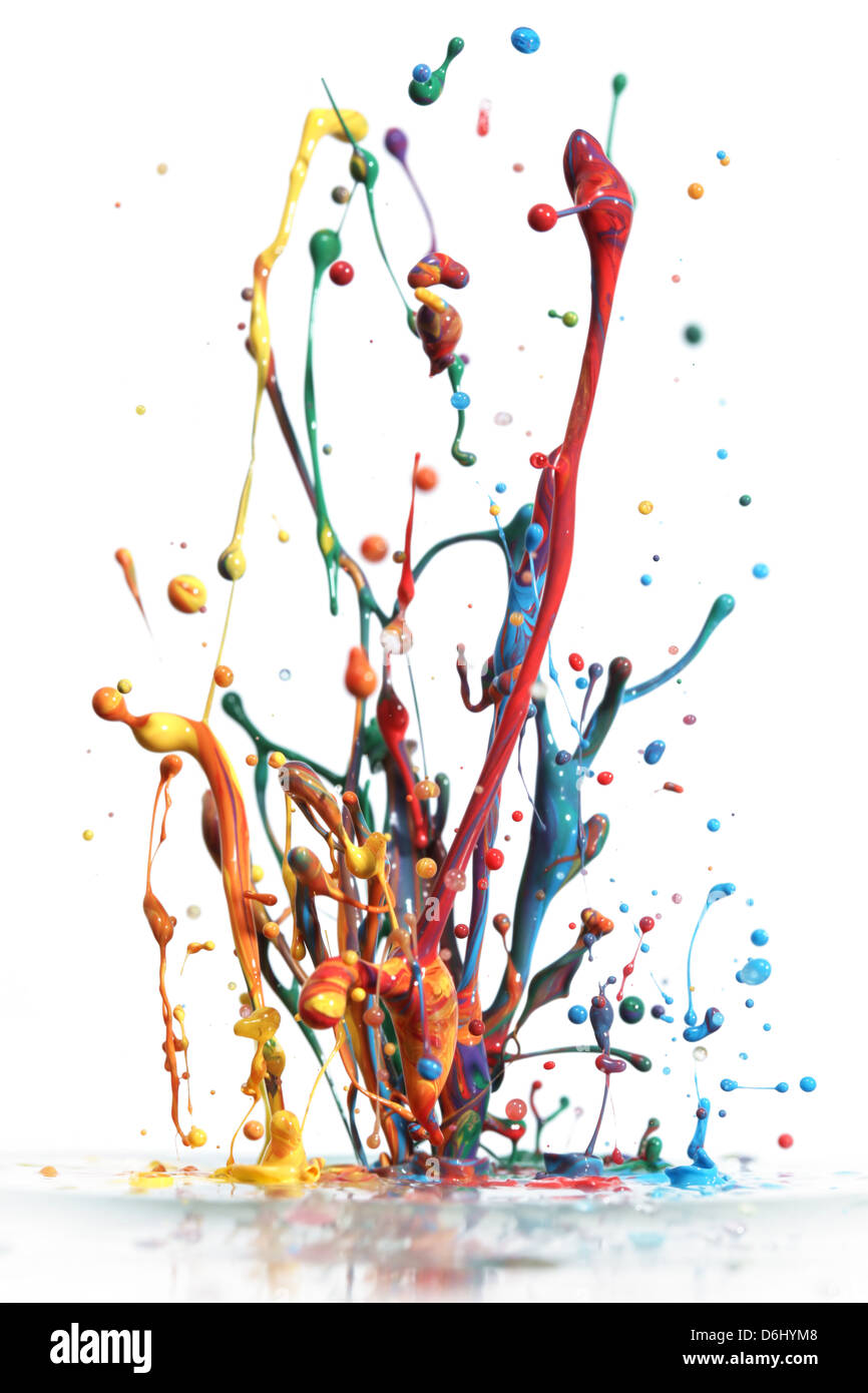 Spray paint colors hi-res stock photography and images - Alamy