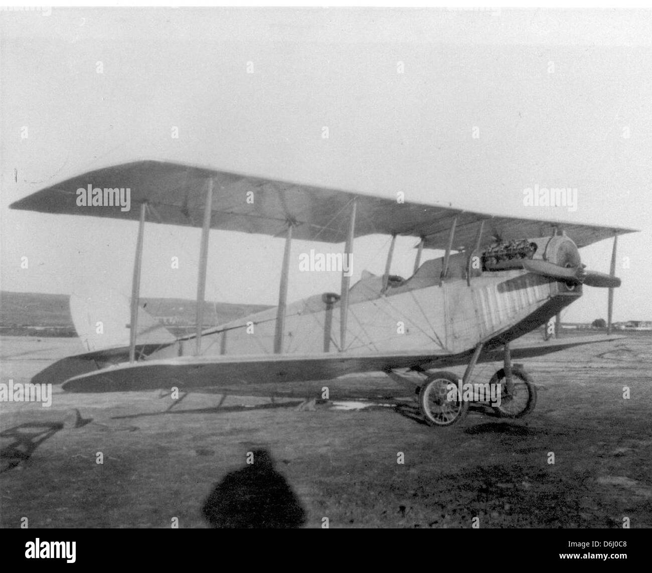 04-00124 Ryan's first Jenny, powered with an OX-5 engine Stock Photo ...