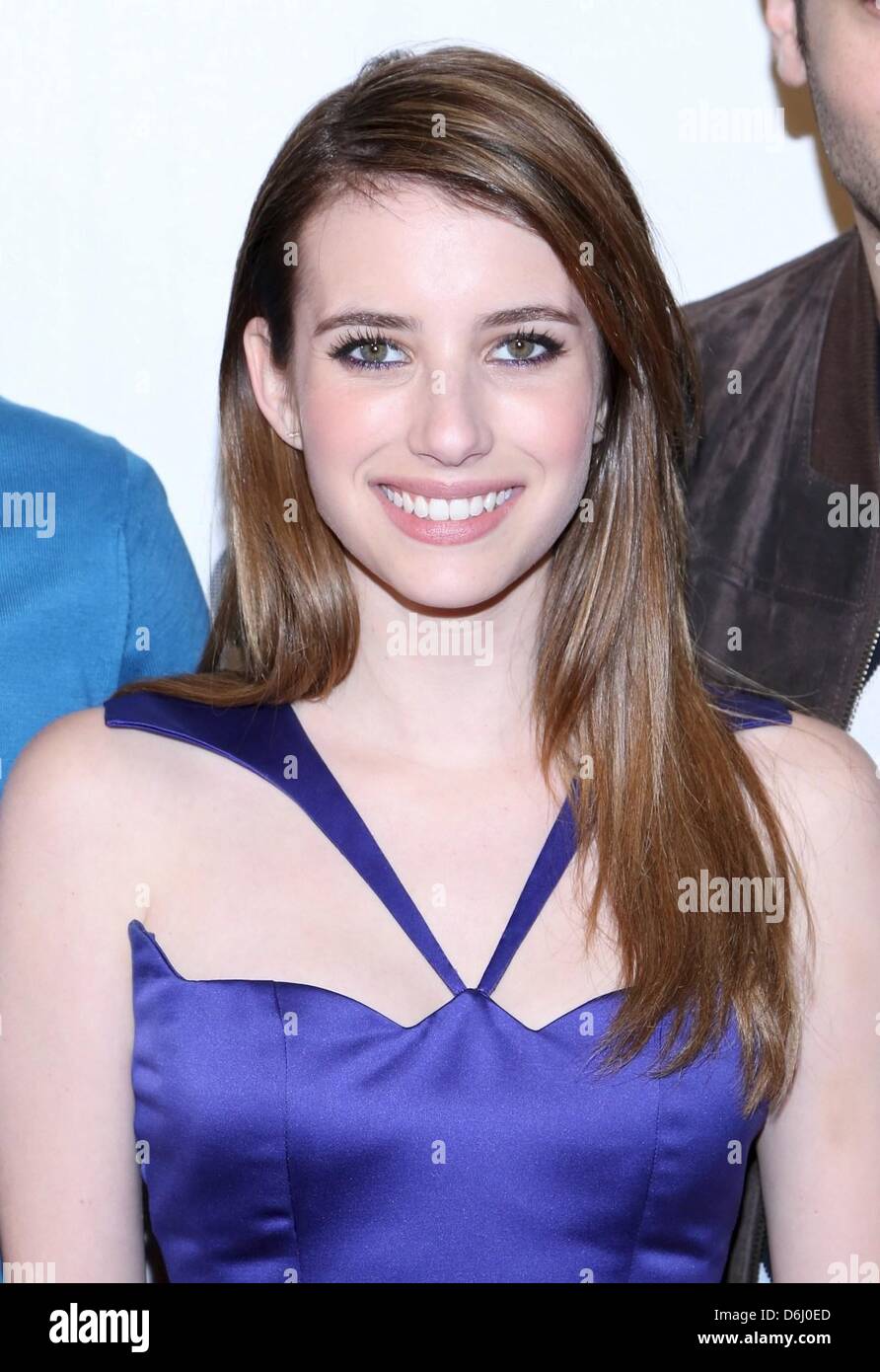 New York, USA. April 18, 2013. Emma Roberts at ADULT WORLD Premiere at ...