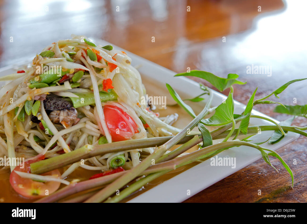 Close up thai papaya hi-res stock photography and images - Alamy