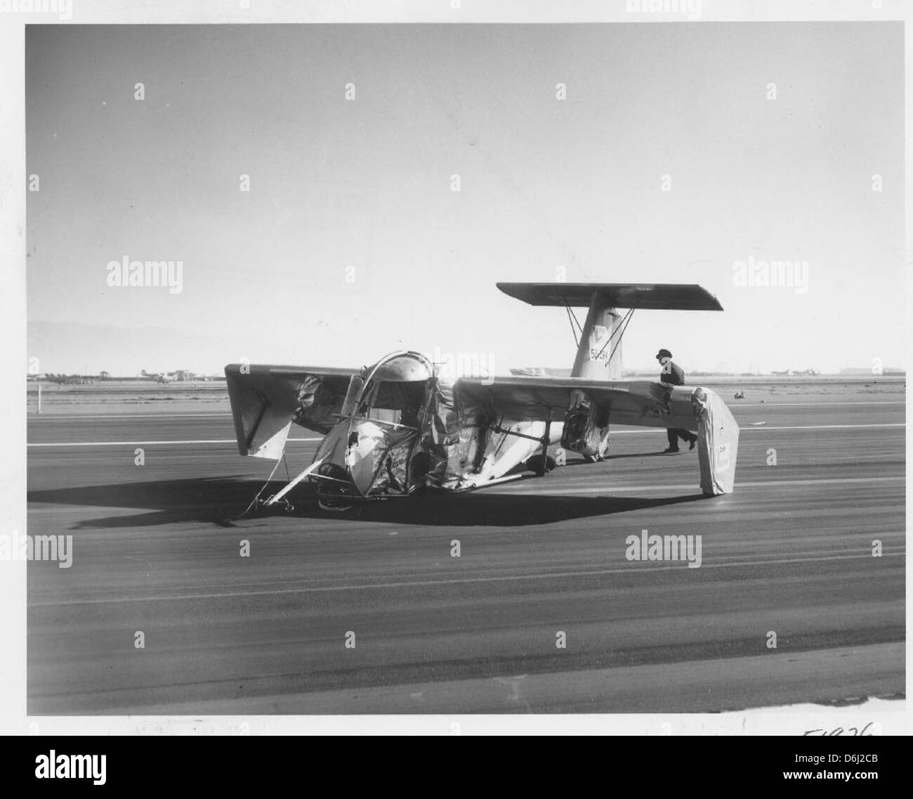 04-02077 Ryan VZ-3RY Vertiplane C. 1958 Stock Photo - Alamy