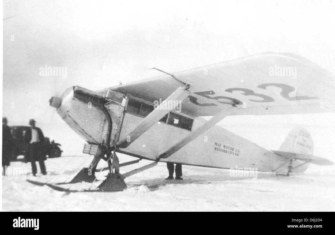 The Ryan M-1 on skis was a modification of the standard M-1 aircraft ...