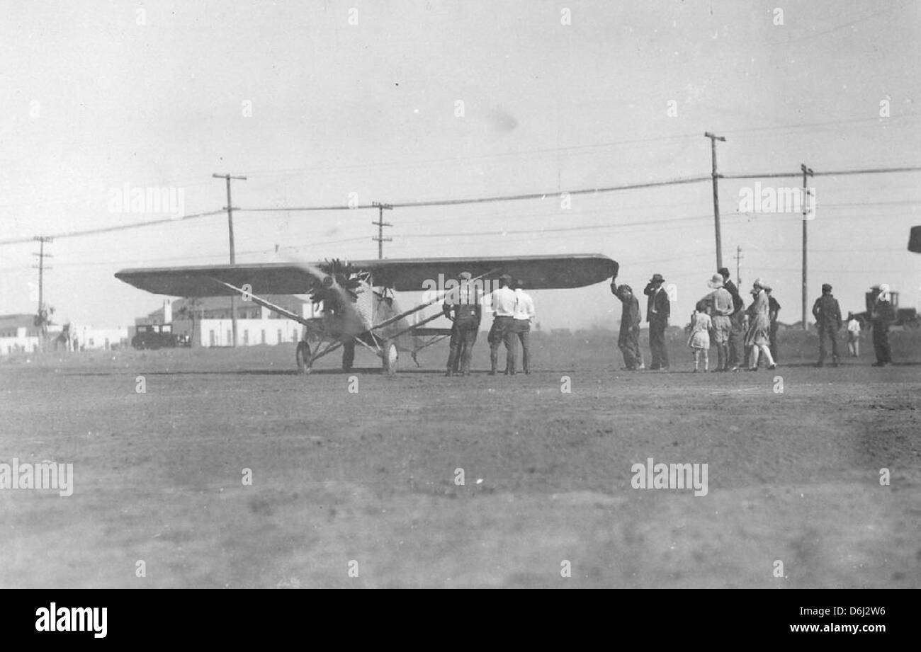 The M-1, an aircraft produced by Ryan Aeronautical, is shown here in a ...
