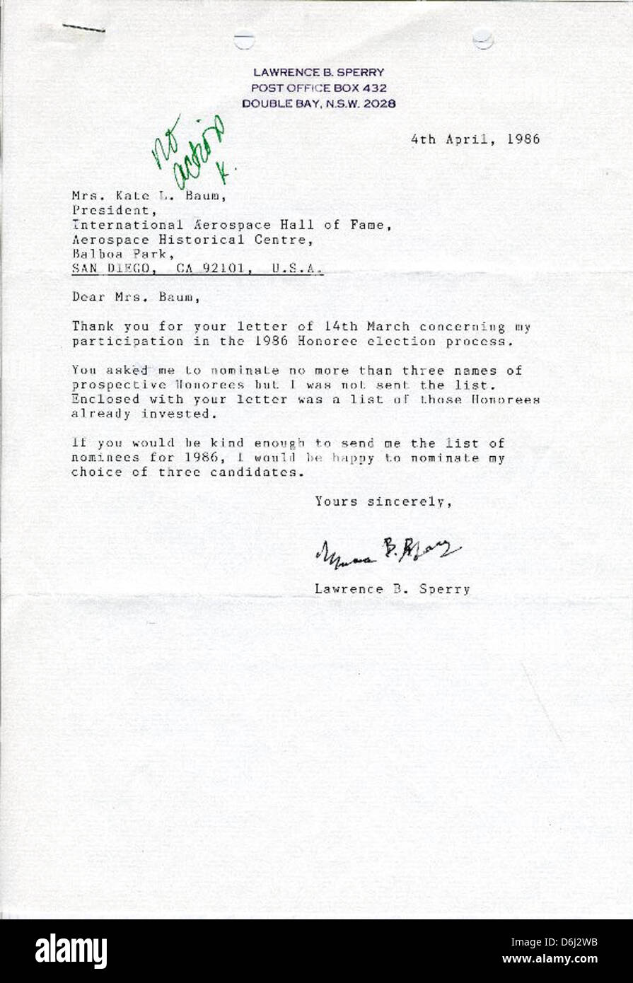 Lawrence Sperry was an aviation pioneer, known for his early work in ...