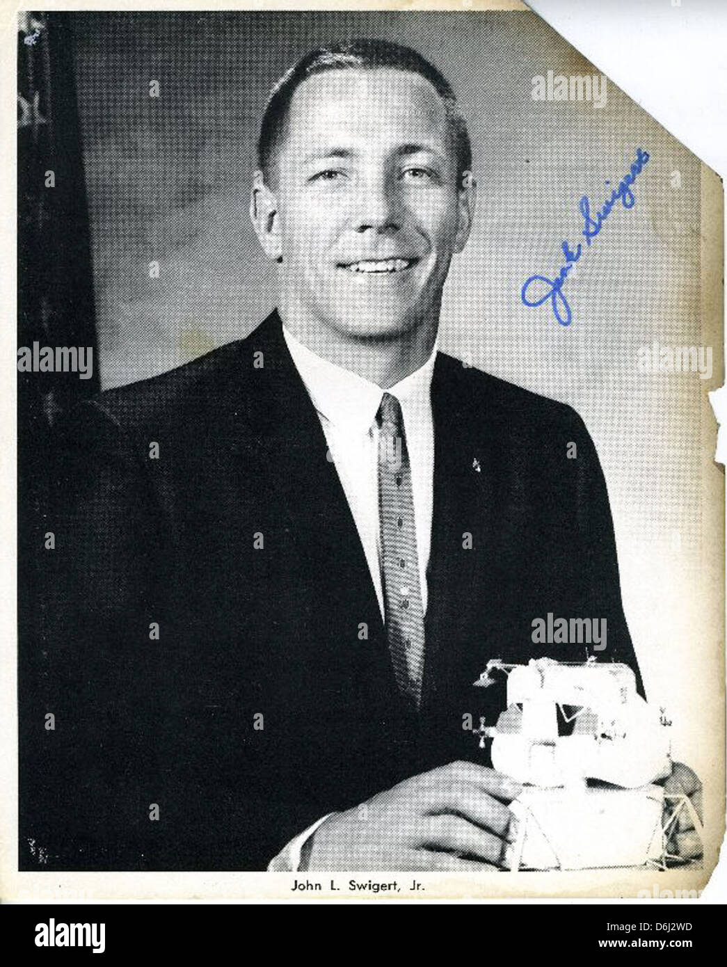 John Swigert was a member of the Apollo 13 mission, part of NASA's ...