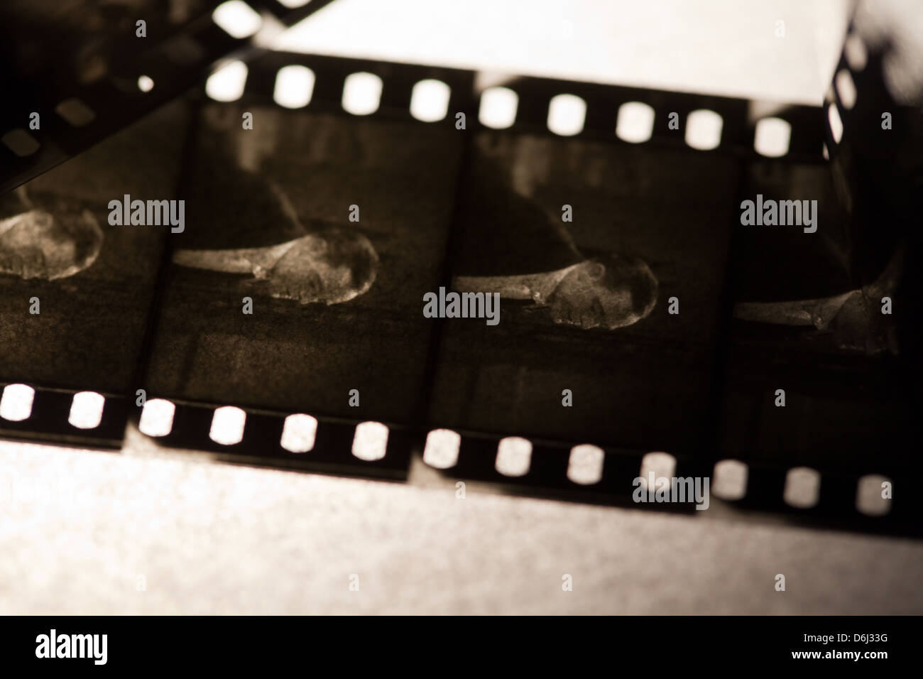 Old celluloid film Stock Photo - Alamy