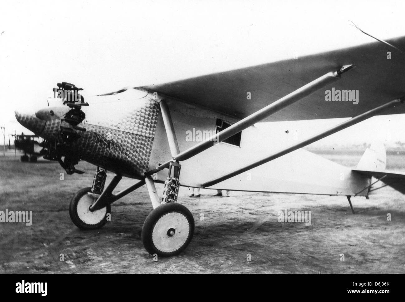 This aircraft is a Japanese reproduction of Charles Lindbergh’s famous ...