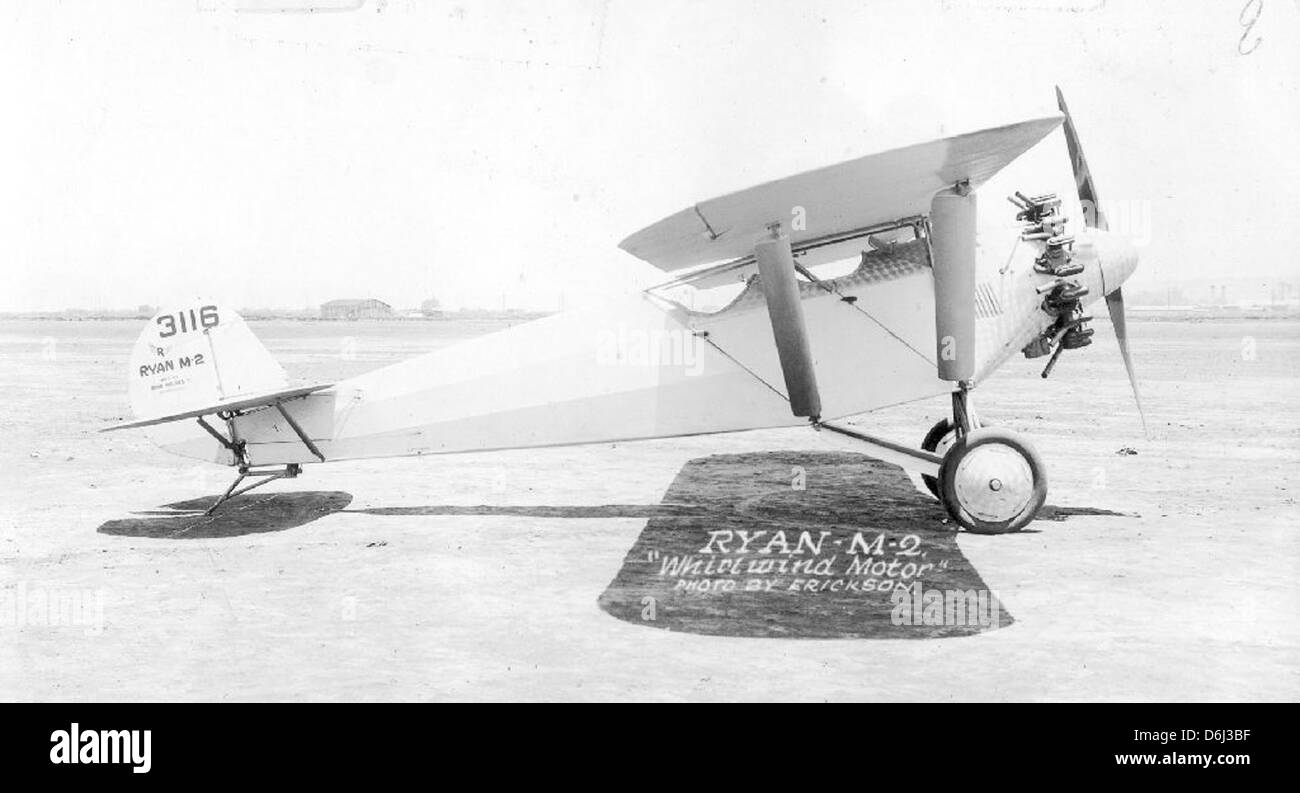 The Ryan M-2 and M-1 aircraft were produced by Ryan Aeronautical as ...
