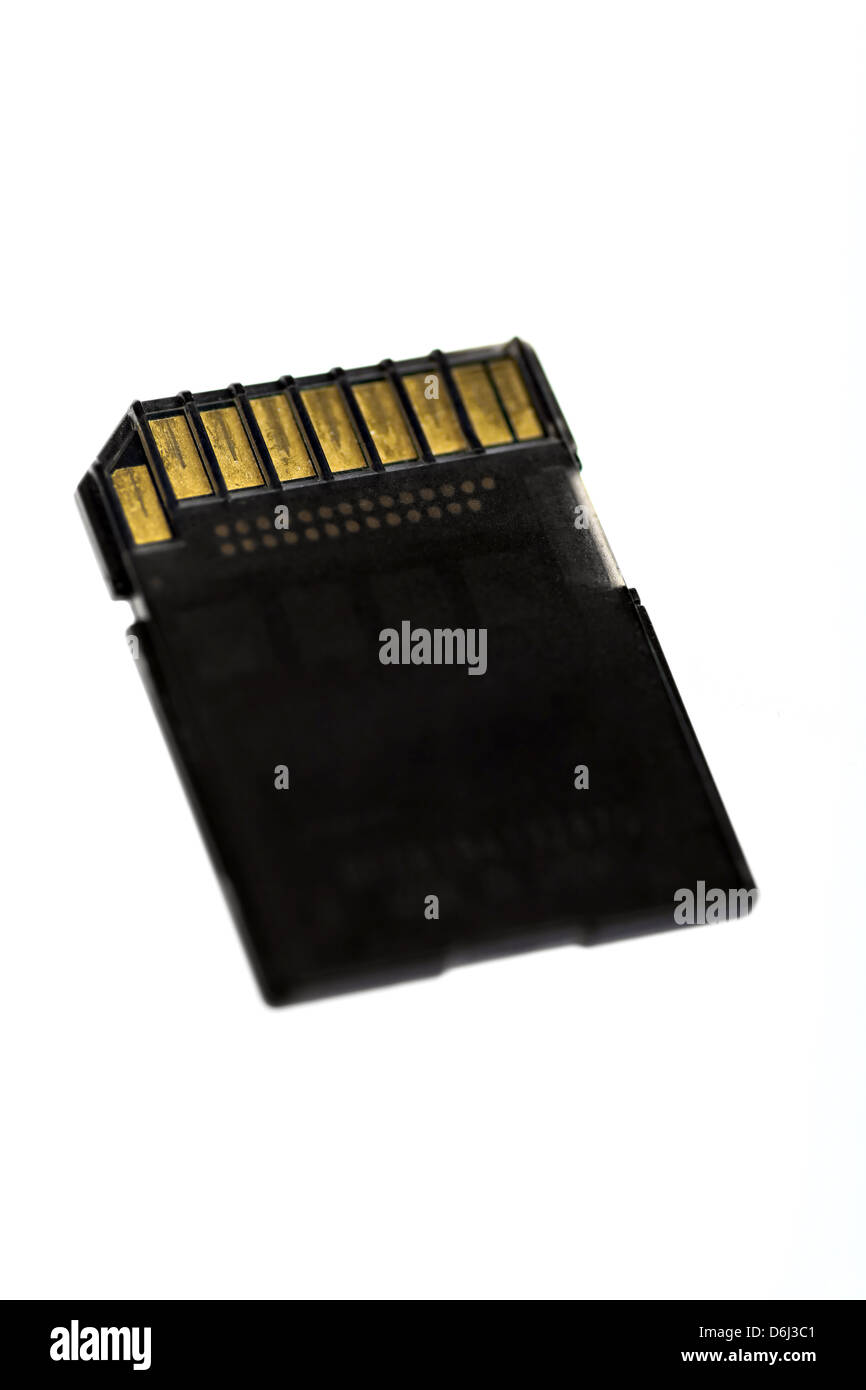 Micro sd memory card close Cut Out Stock Images & Pictures - Alamy