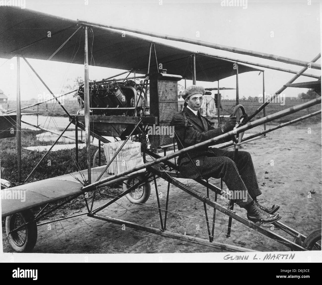 This photo shows Glenn L. Martin, the founder of the Glenn L. Martin ...