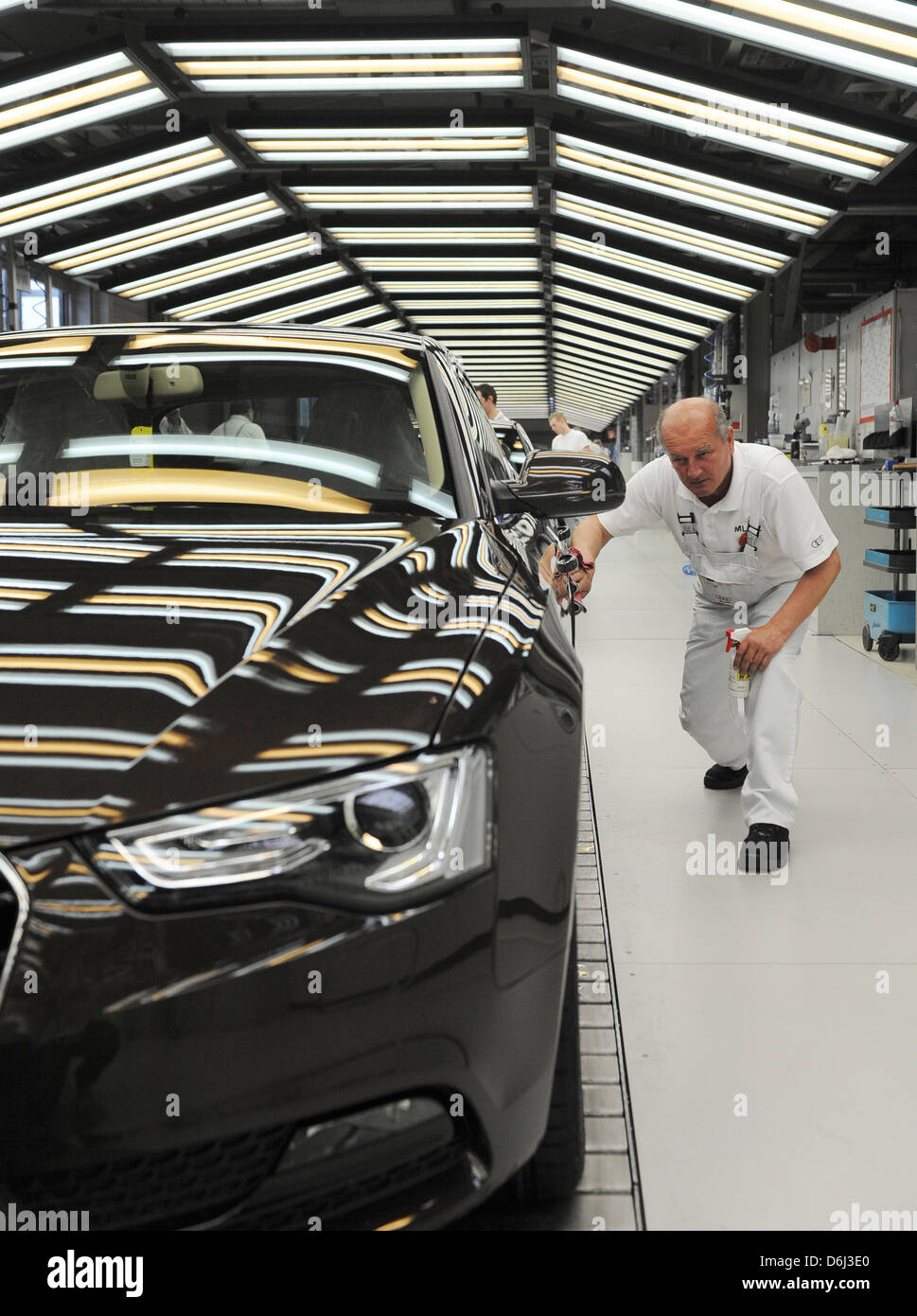 Ingolstadt, Germany, car production at Audi AG in Ingolstadt ...