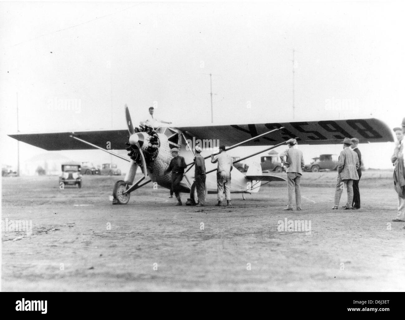 This photograph shows the Brougham aircraft, ordered for a historic ...