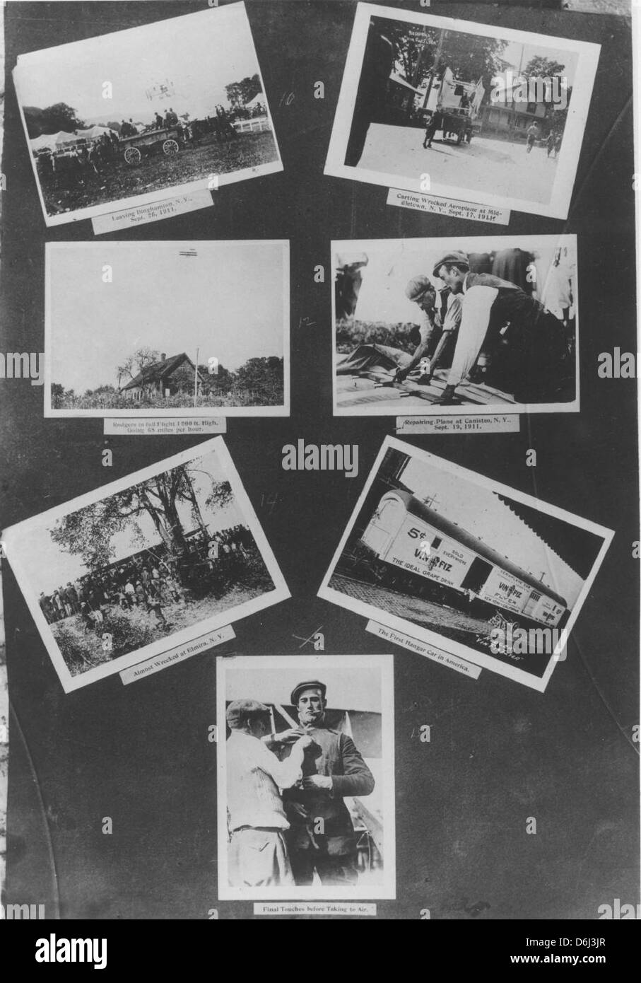 Calbraith P. Rodgers made history as the first person to fly across the ...