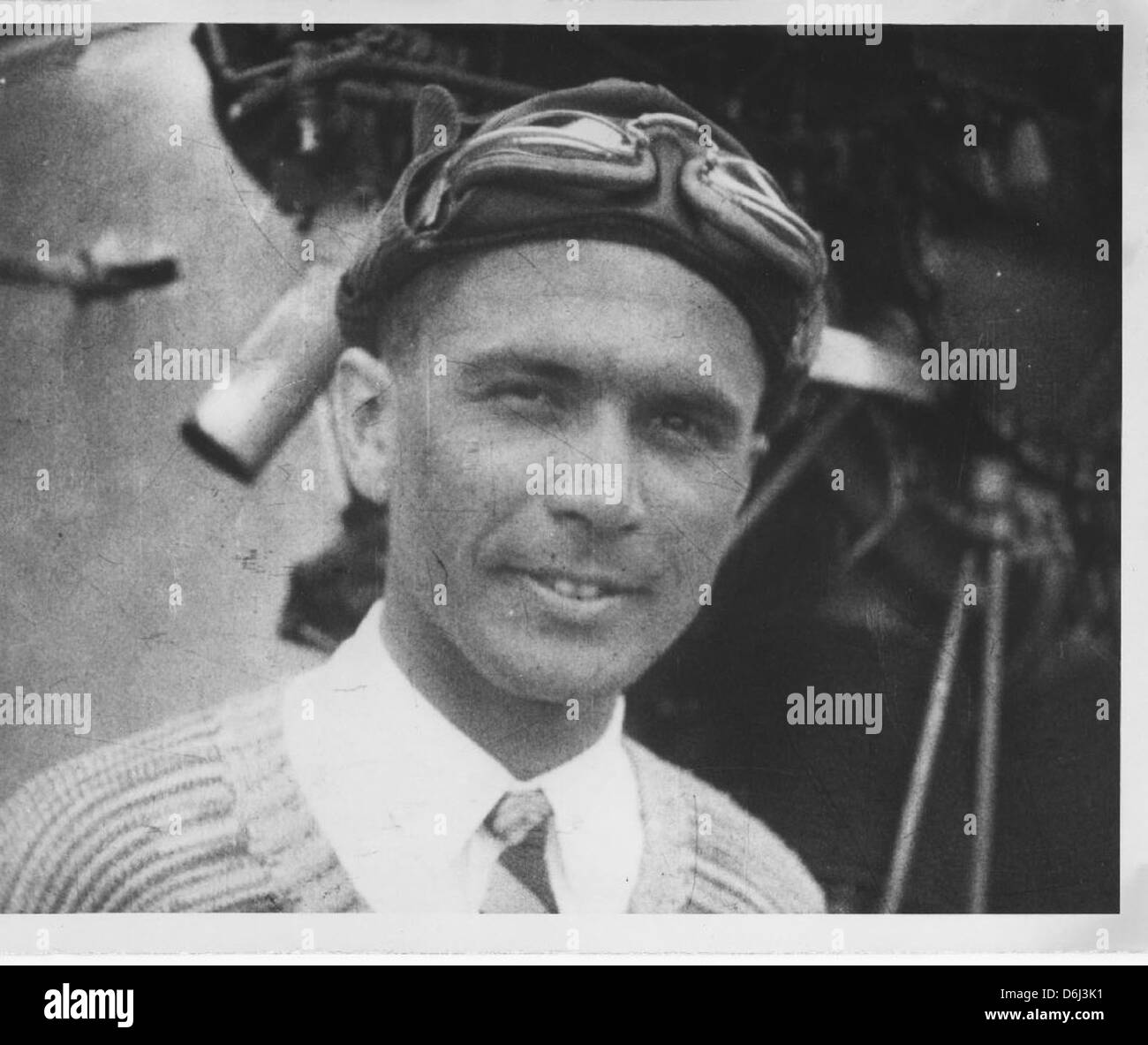 This photo shows Claude Ryan, a pioneering aviator and aircraft ...
